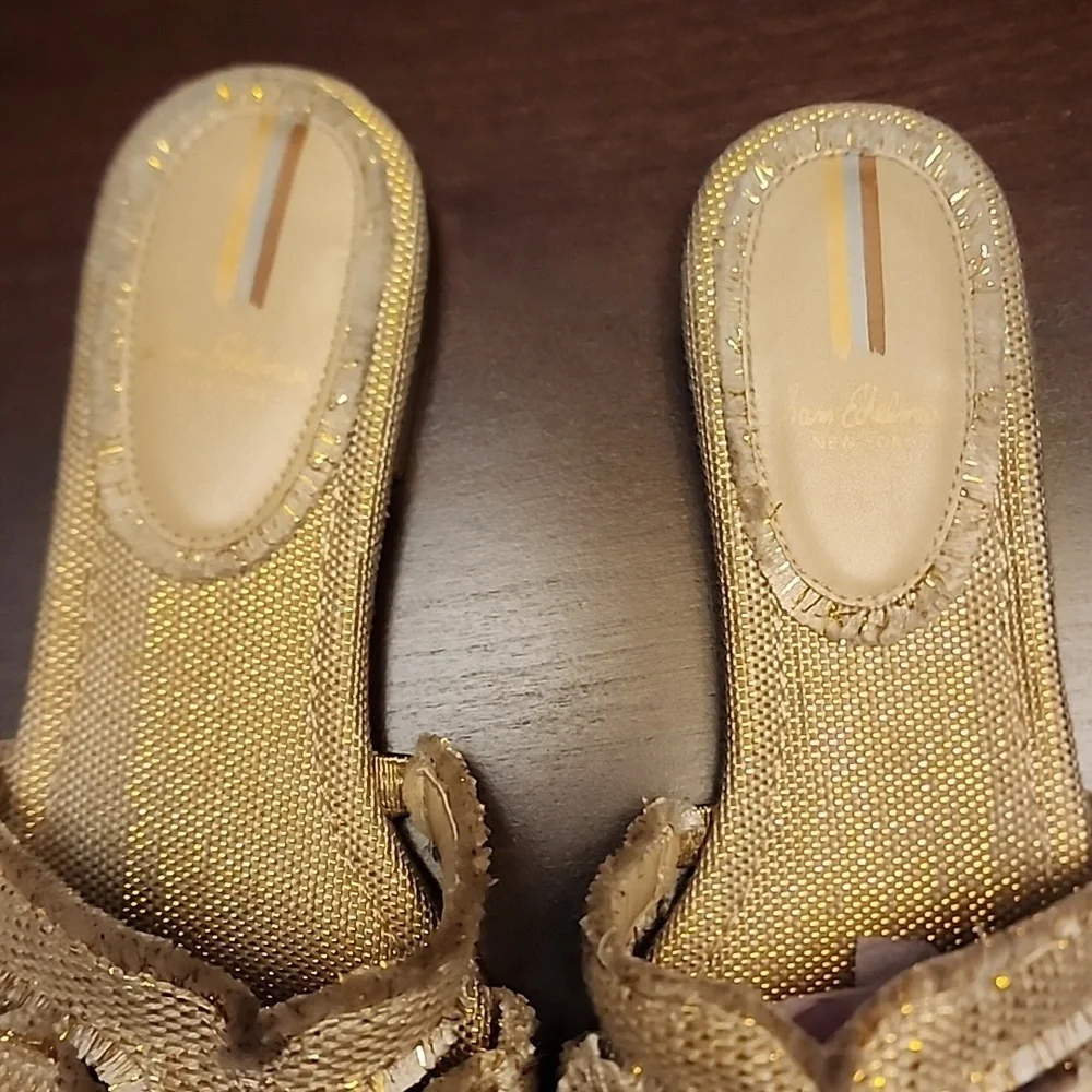 Sam Edelman | Shoes | Sam Edelman Gold Sandals Hstyle Bay Frey 2 Slipon ...